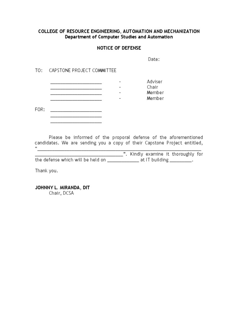 Notice of Defense Sheet | Download Free PDF | Computing