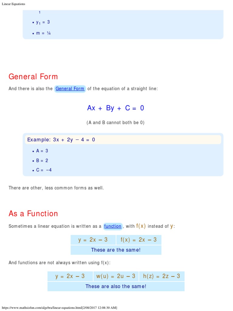 Linear Equations P2 | PDF | Teaching Methods & Materials