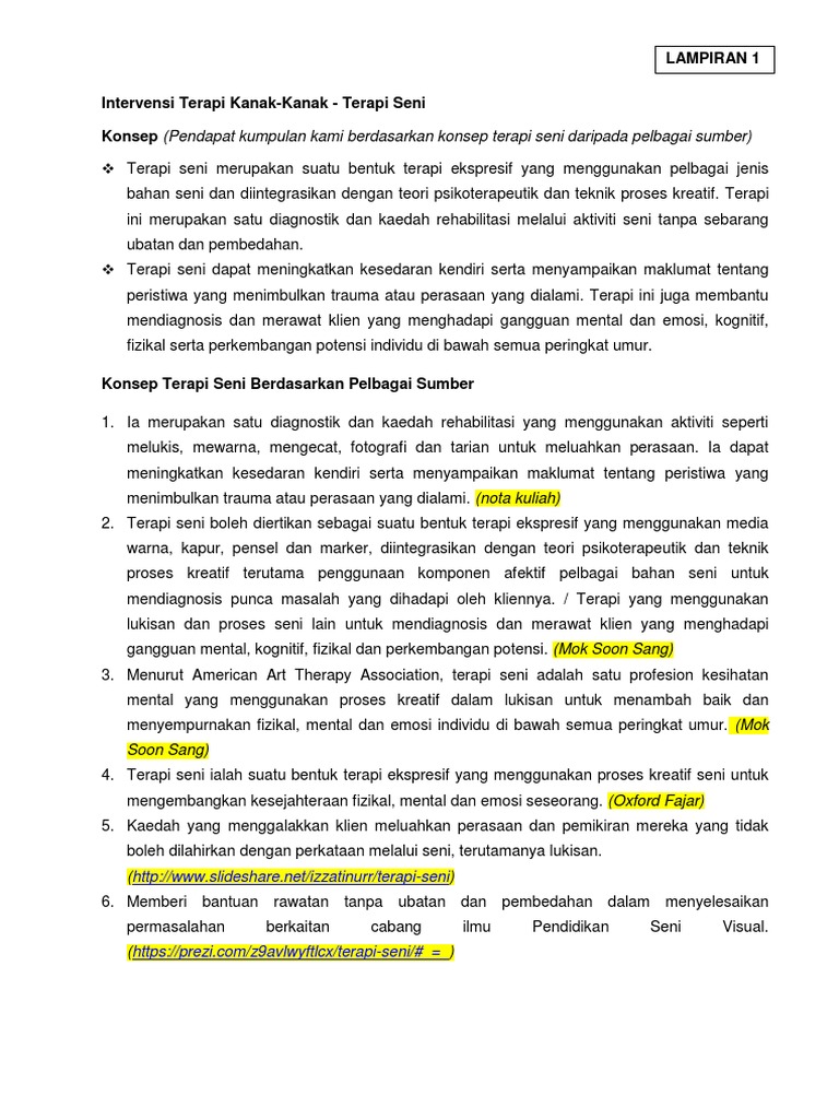 Terapi Seni | PDF