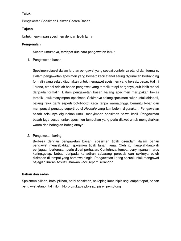 Amali Awetan Basah | PDF