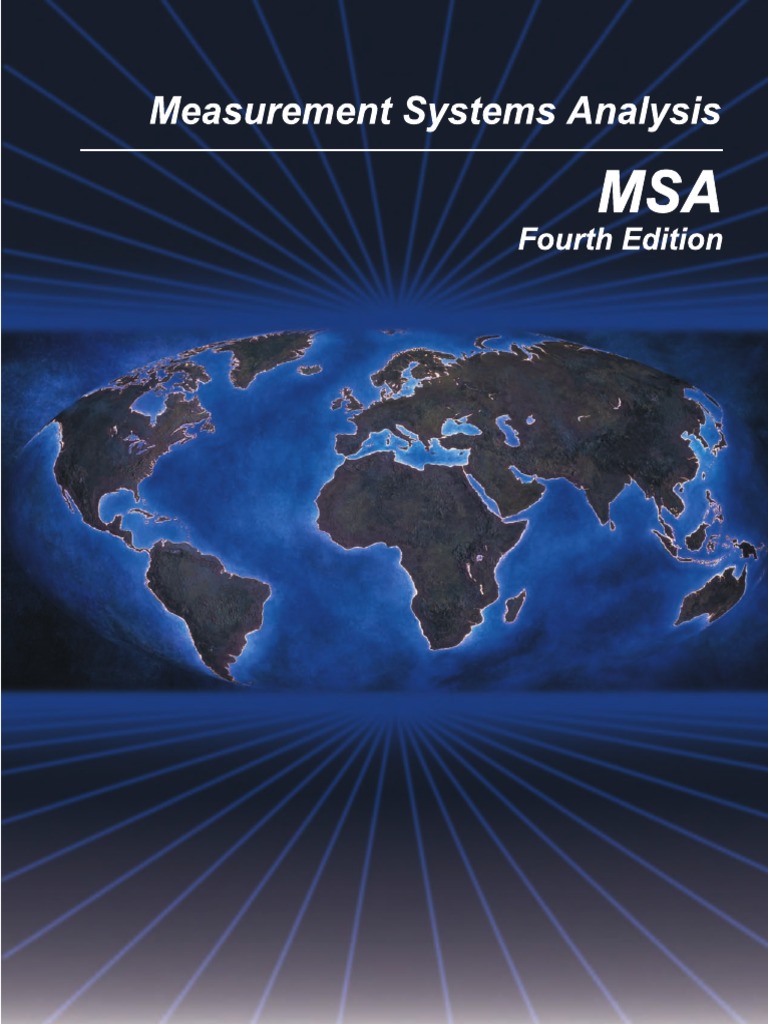 MSA Reference Manual 4th Edition | PDF | Analysis Of Variance | Statistics