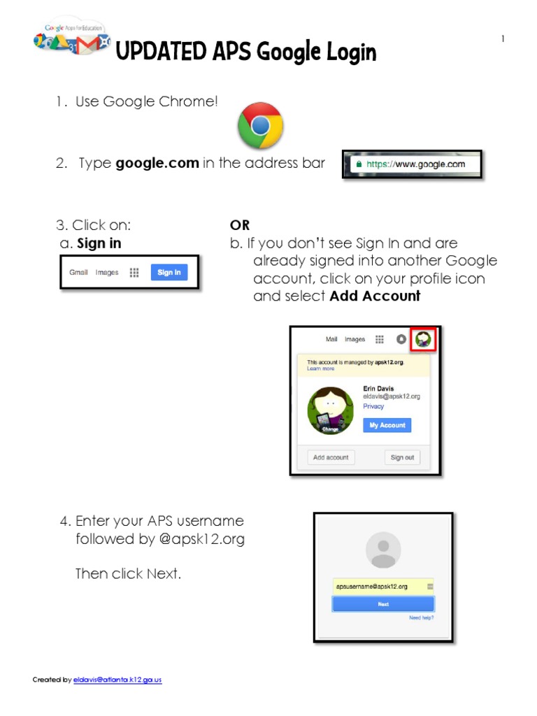 Aps Google Login | PDF