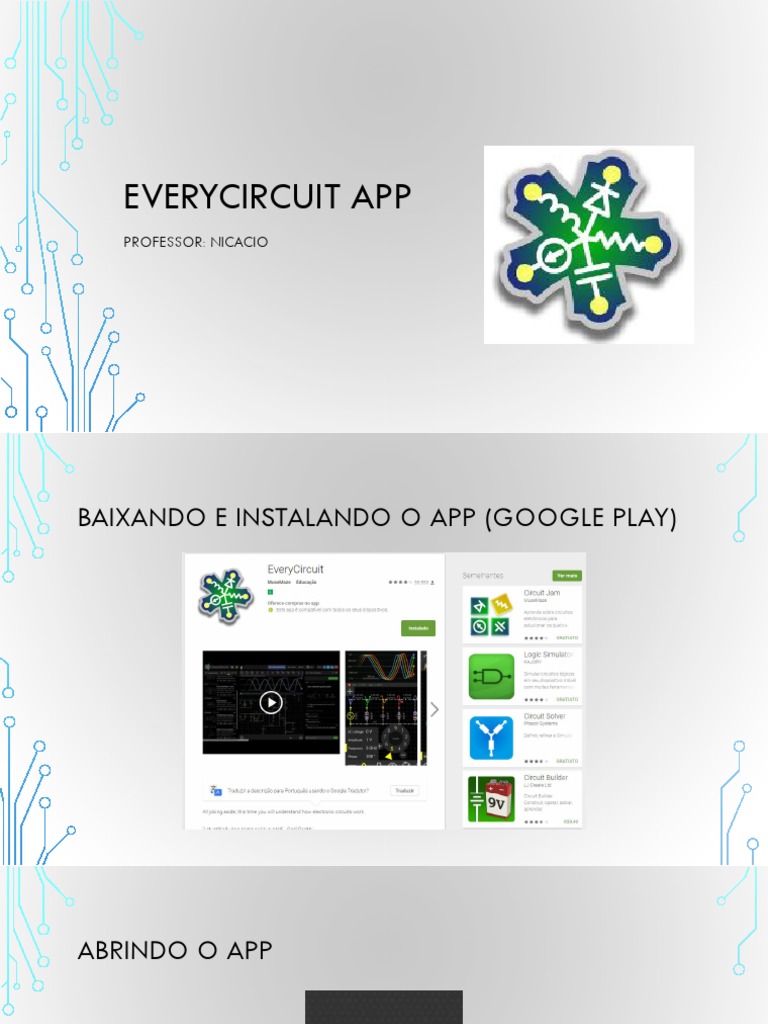 Guia Completo do App EveryCircuit | PDF | Rede elétrica | Eletricidade