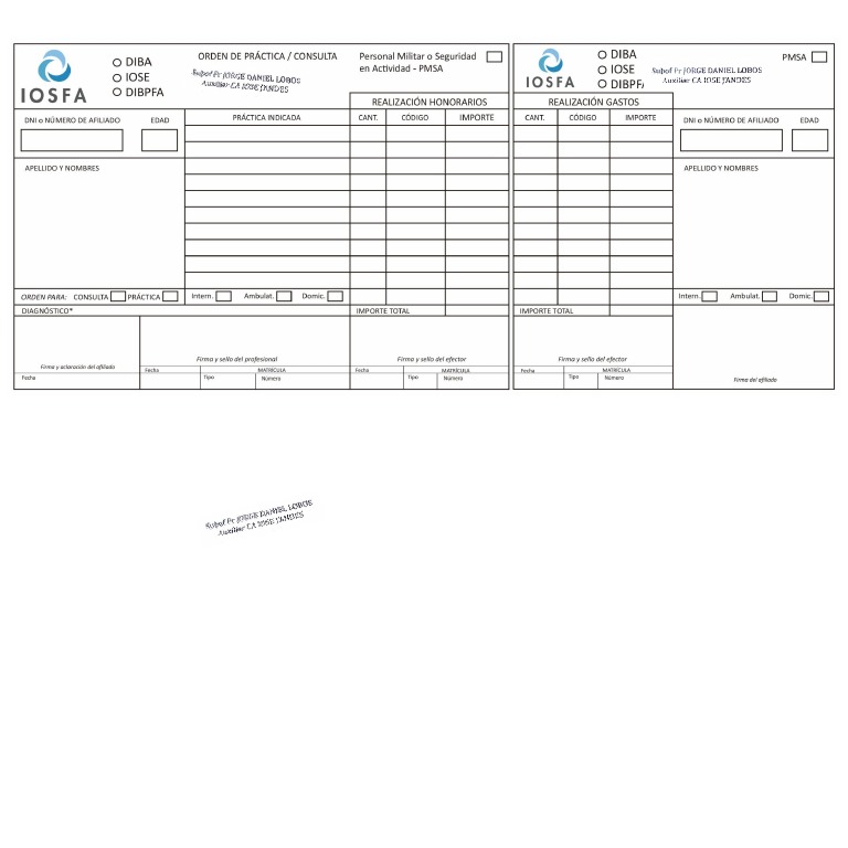 Plantilla IOSFA | PDF