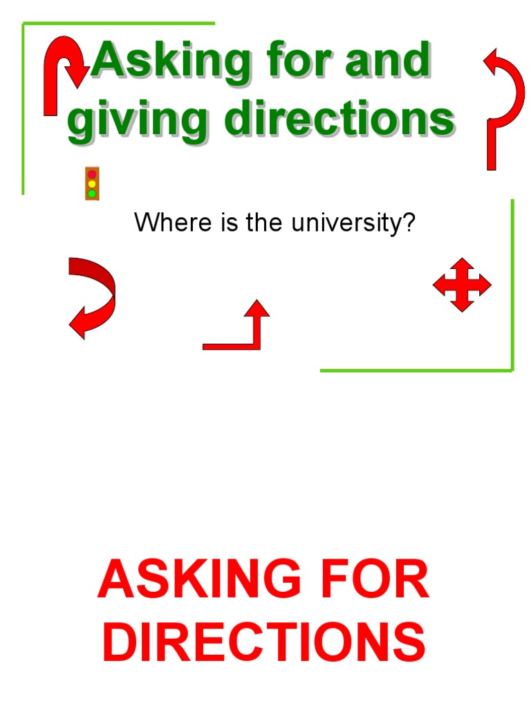 4 - Giving Directions (PPT)