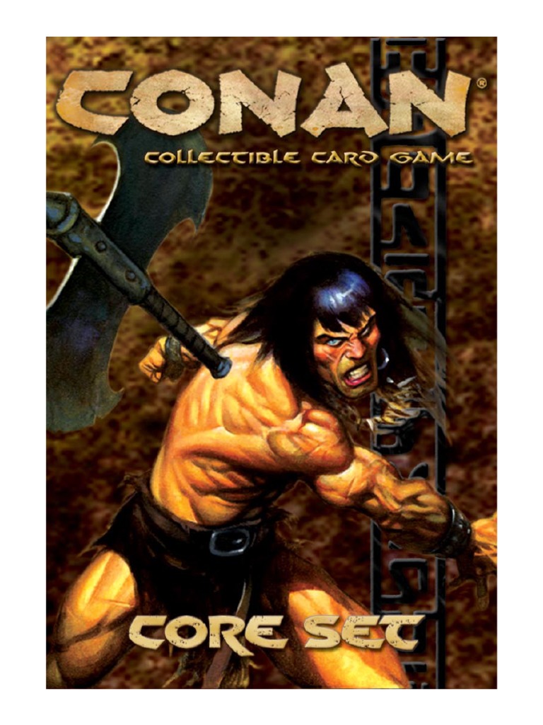 Conan CCG - Core Set Rules | PDF | Conan The Barbarian | Playing Cards
