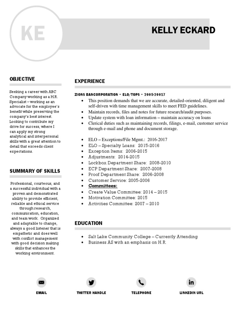 Kelly Resume | Download Free PDF | Email | Psychology