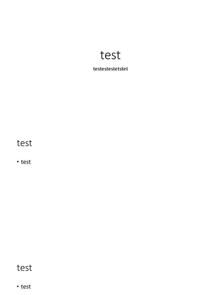 Test | PDF