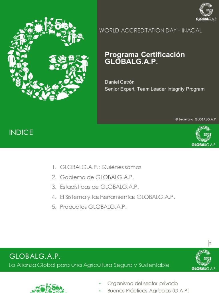Programa de Certificación Global GAP | Informática y tecnología de la información | Science