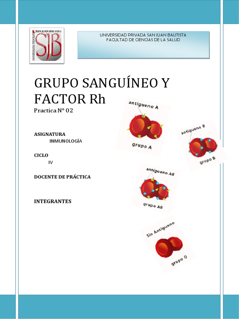 Grupos Sanguíneos y Factor Rh en Medicina | PDF | Tipo de sangre | Sangre