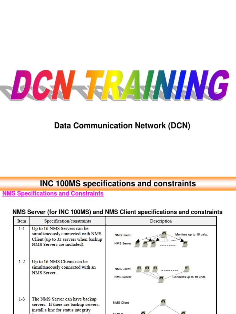 DCN Training | PDF | Transmission Control Protocol | Computer Network