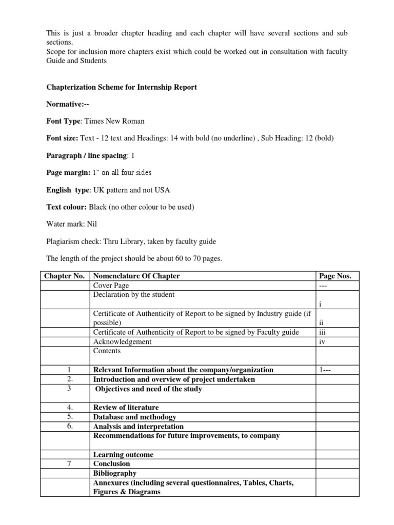 Internship Report - Chapterization Scheme | PDF | Computing | Science