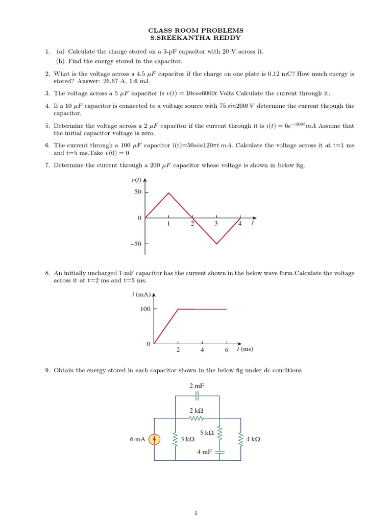 Capacitor | PDF | Series And Parallel Circuits | Capacitor