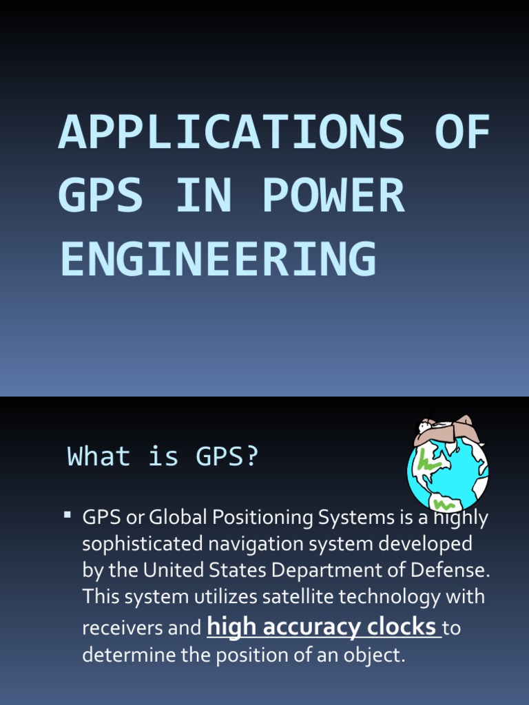 GPS in Power Systems | PDF | Global Positioning System | Electrical ...