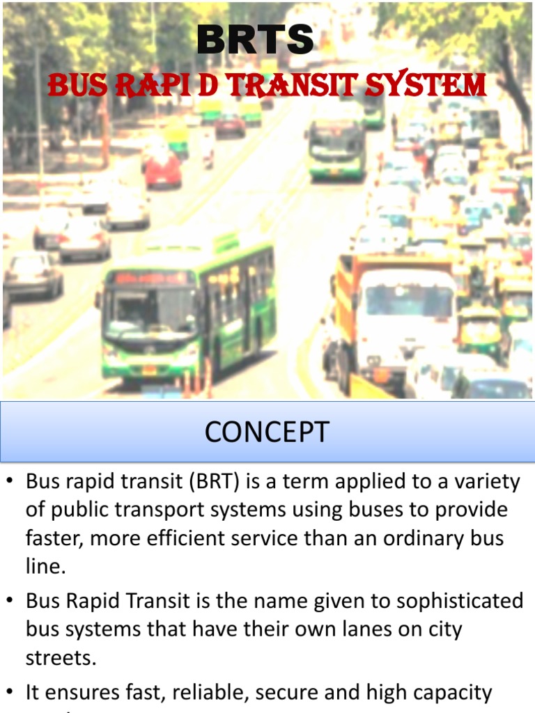 Brts | PDF | Road Transport | Passenger Rail Transport