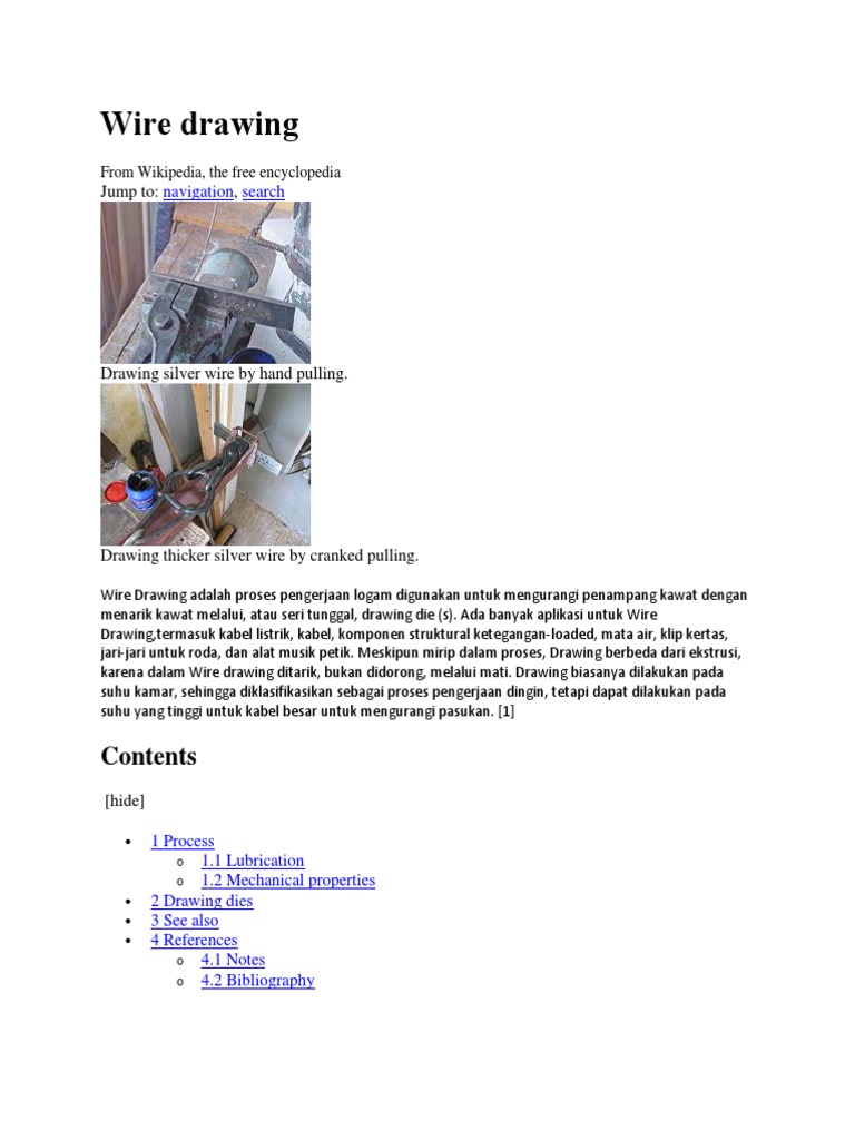 Wire Drawing | PDF
