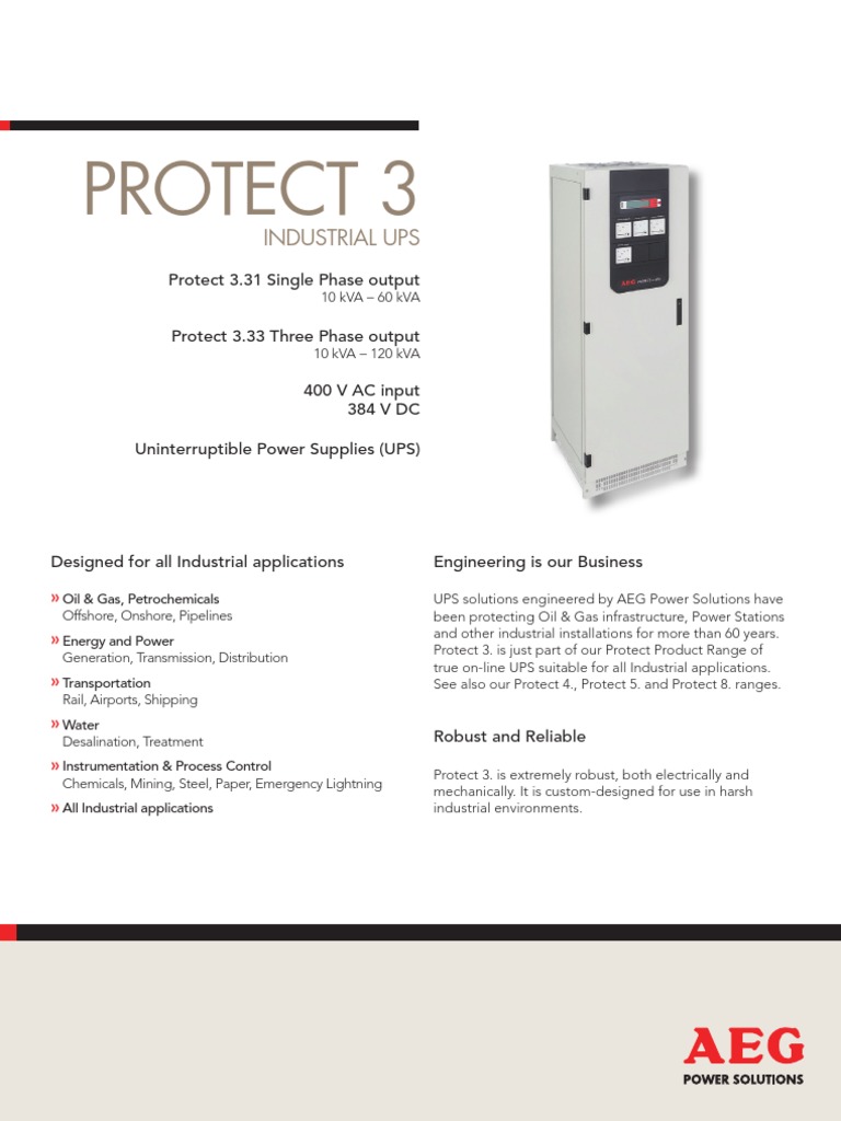 AEG 3.3 Pro | PDF | Mains Electricity | Rectifier
