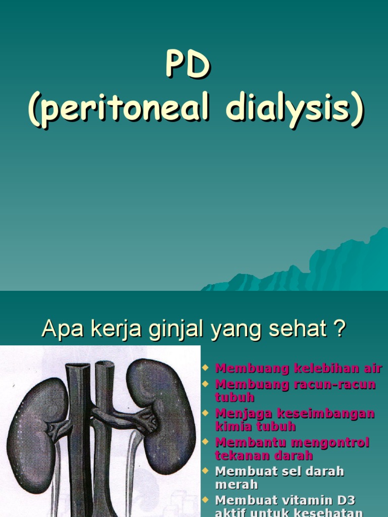 Capd Edukasi Perawat | PDF