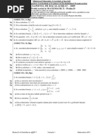 Culegere Bacalaureat Matematica 2025 | PDF