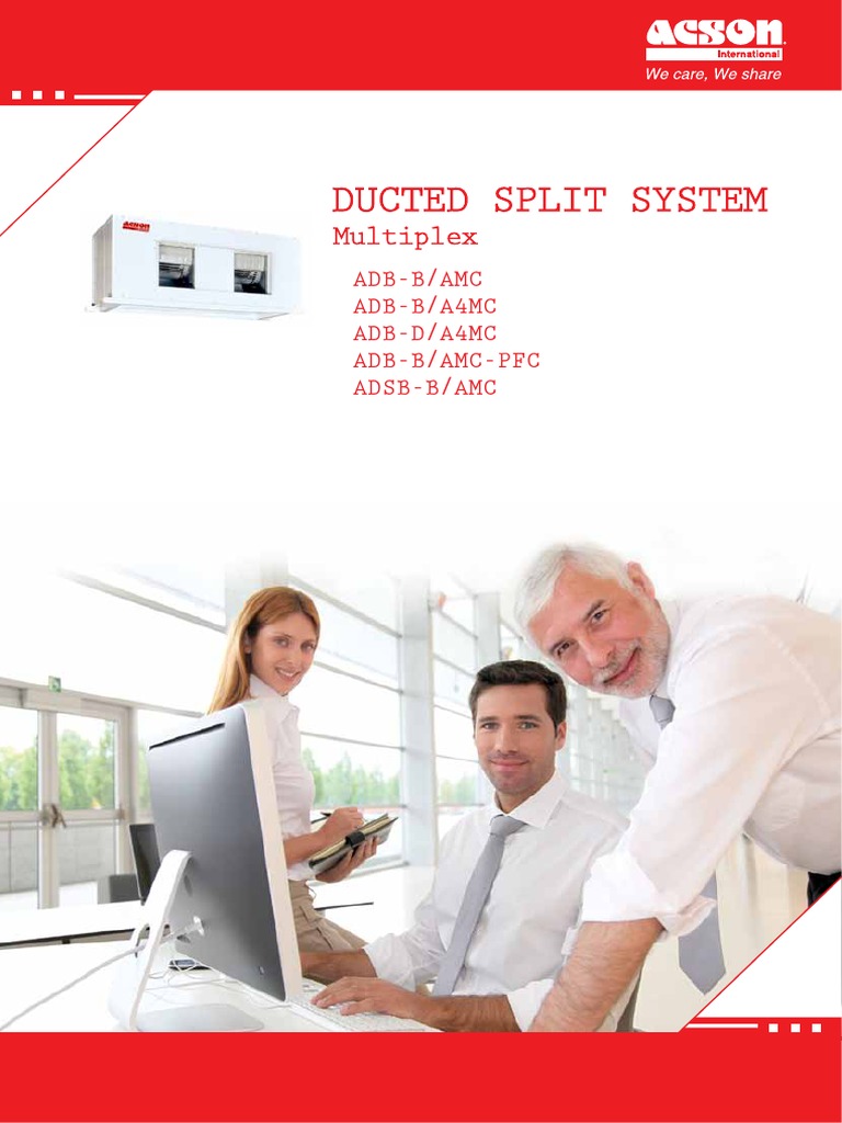 Acson Catalogue Ducted Blower Standard CAT-ADB-1301 | PDF | Home ...