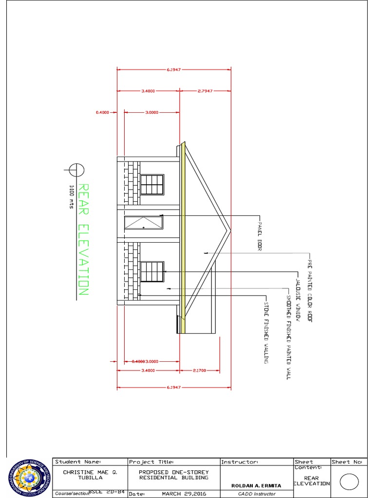 CADD Instructor Course/section:: Roldan A. Ermita | PDF