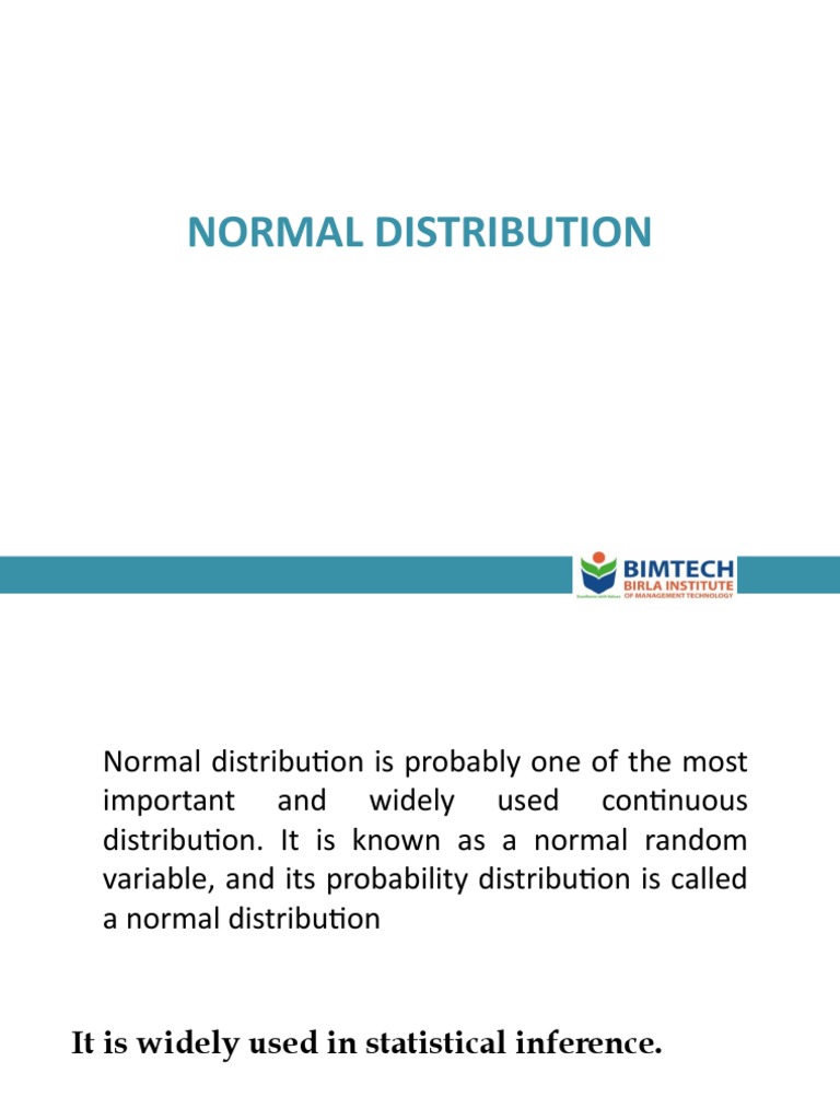 Normal Distribution | PDF | Normal Distribution | Probability Distribution