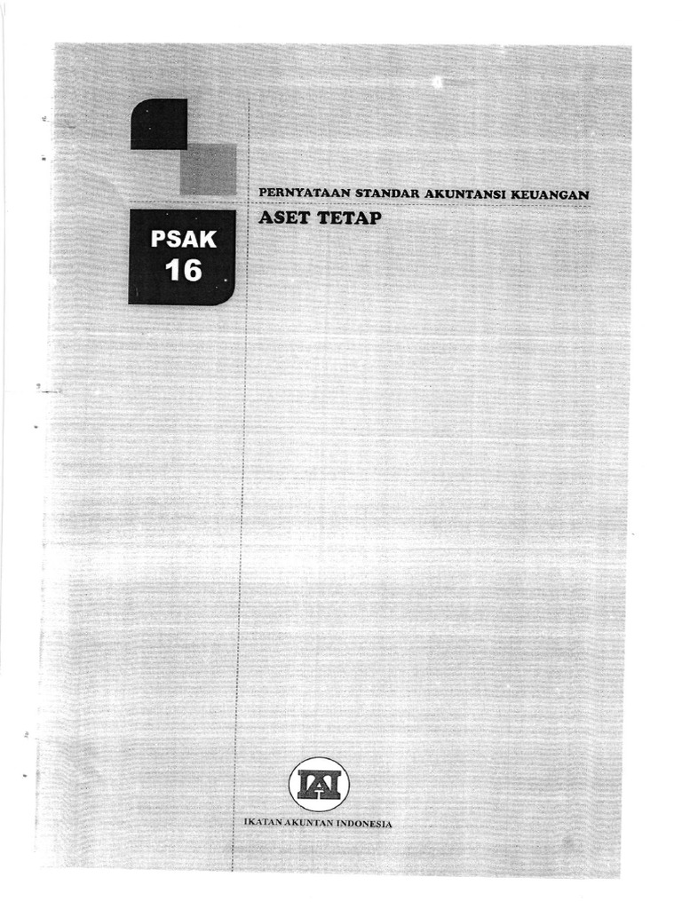 PSAK 16 Aset Tetap | PDF