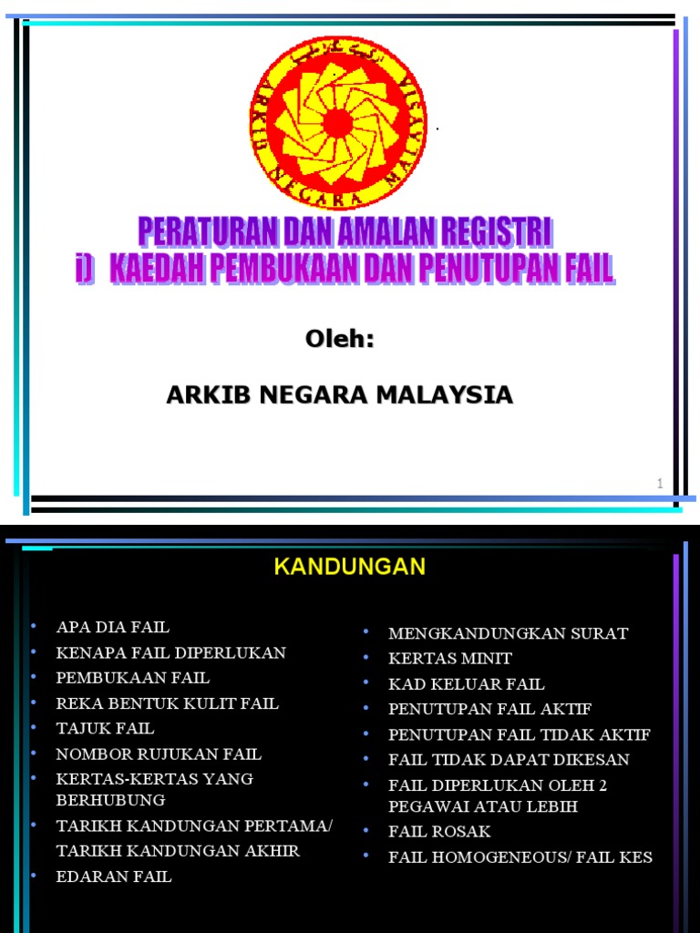 Buka Tutup Fail | PDF