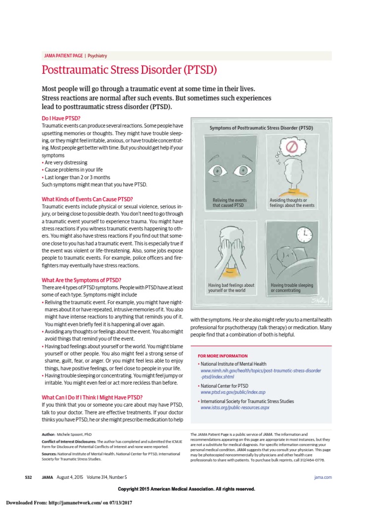 Posttraumatic Stress Disorder (PTSD) | PDF | Psychological Trauma ...
