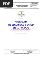 Formato de Evaluacion Del Programa de SST | PDF | Seguridad y salud ocupacional | Derecho laboral