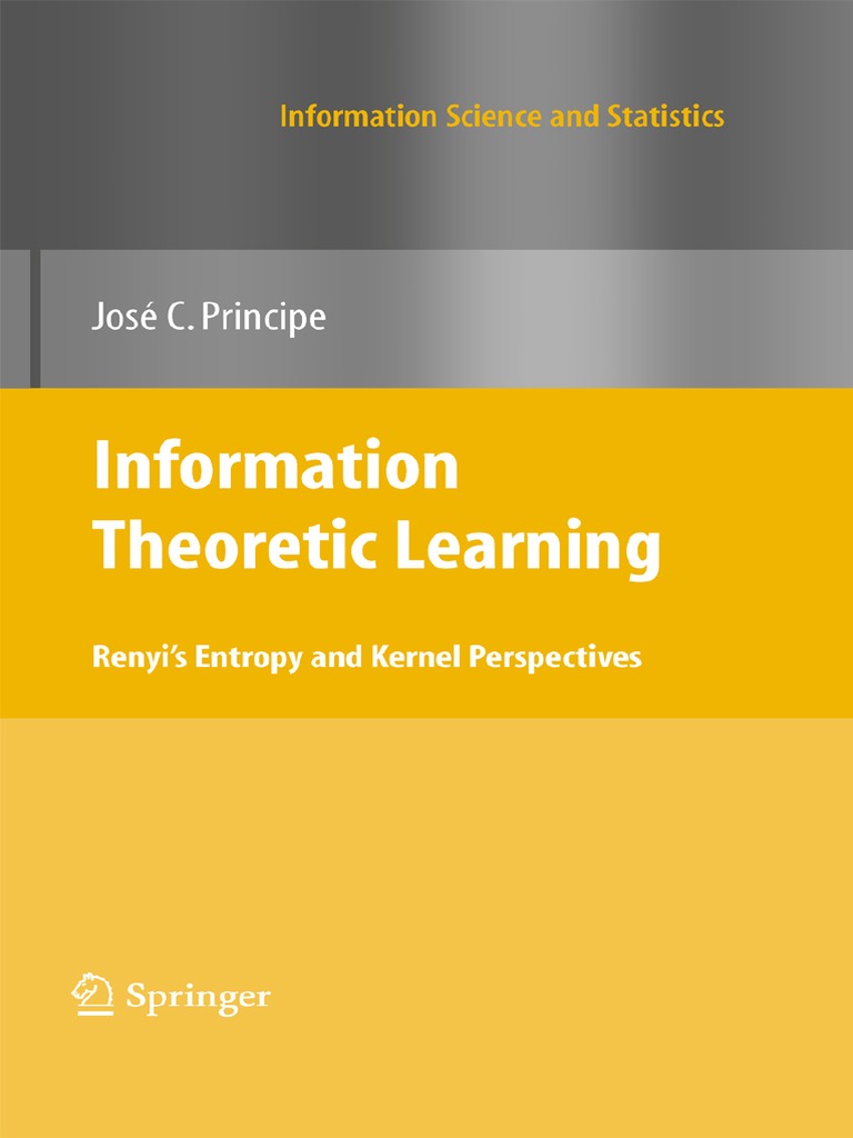 PRINCIPE - Information Theoretic Learning | PDF | Loss Function | Statistics