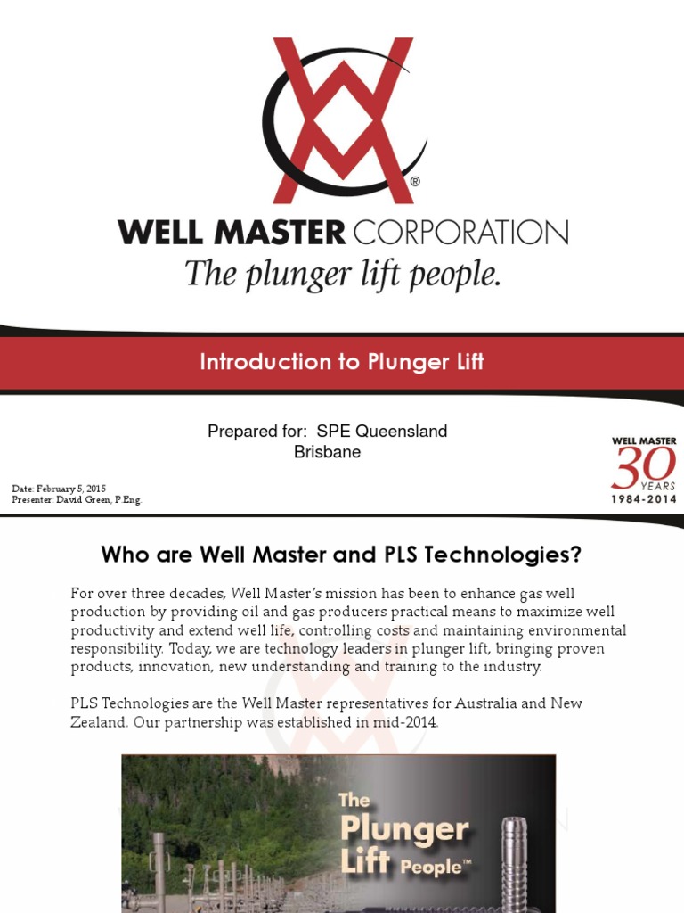 Plunger Lift: Enhancing Gas Well Production | PDF