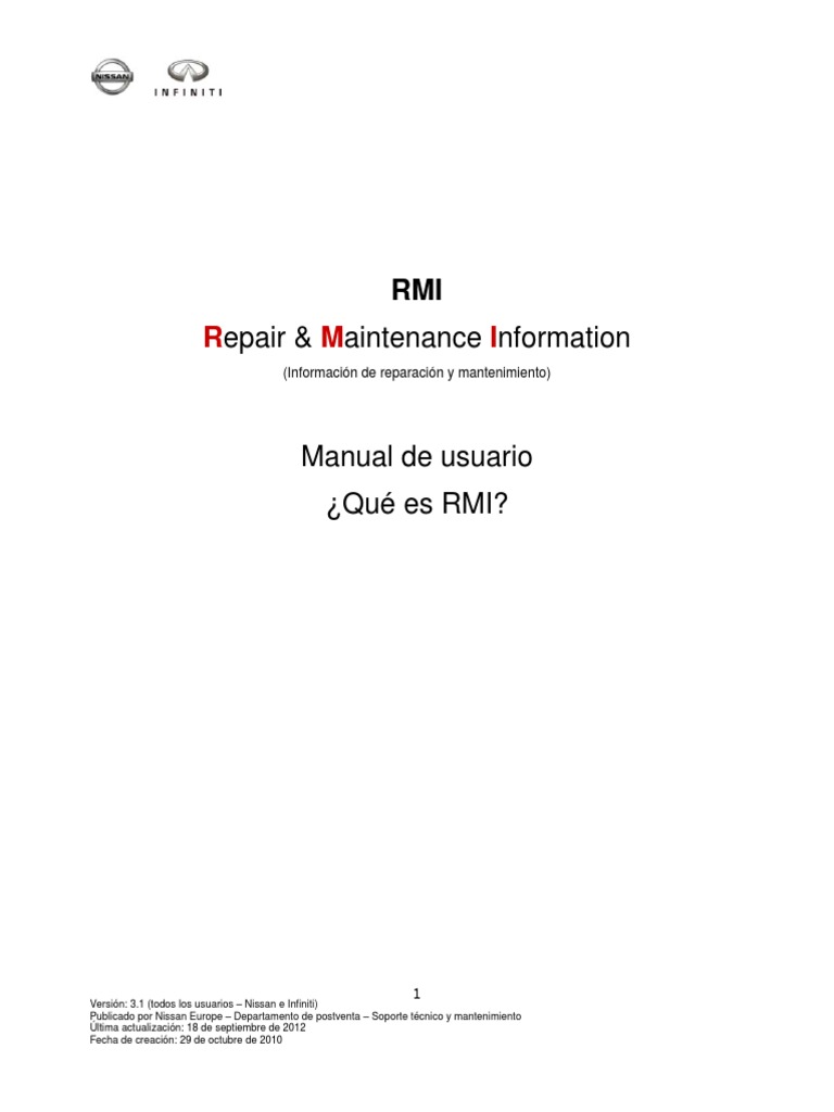Nissan RMI | PDF | Point and Click | Software