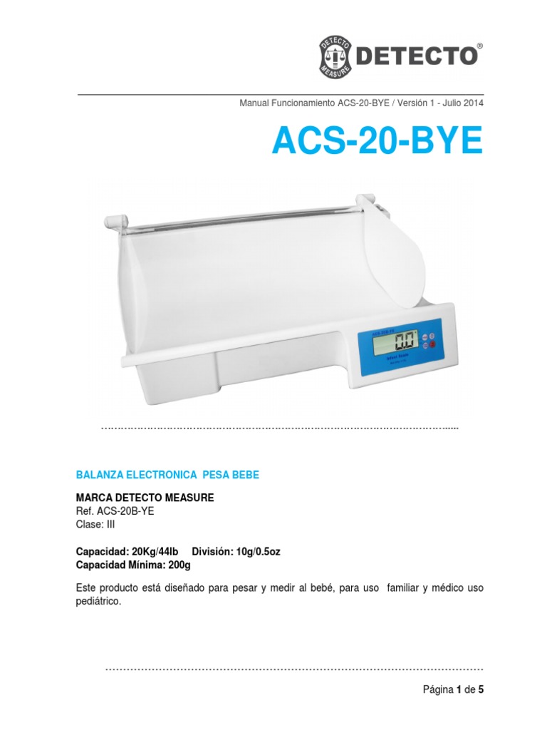 MF Acs 20b Ye (Español) | PDF | Kilogramo | Informática y tecnología de ...