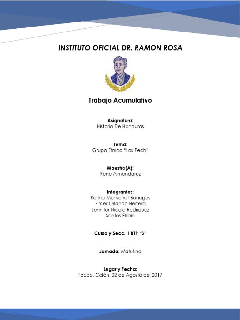 Informe de Los Pech | PDF | Personas