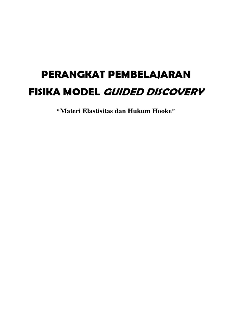 RPP Model Guided Discovery | PDF