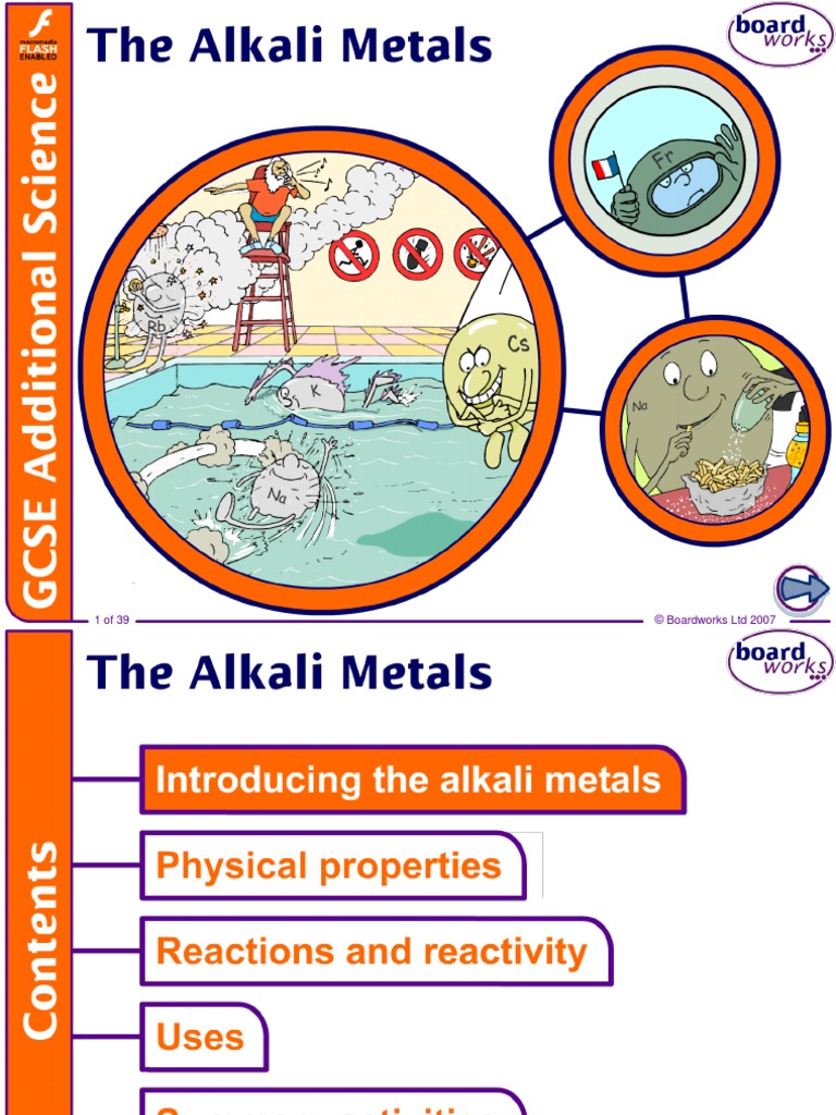 The Alkali Metals v1.0 | PDF | Sodium | Crystalline Solids