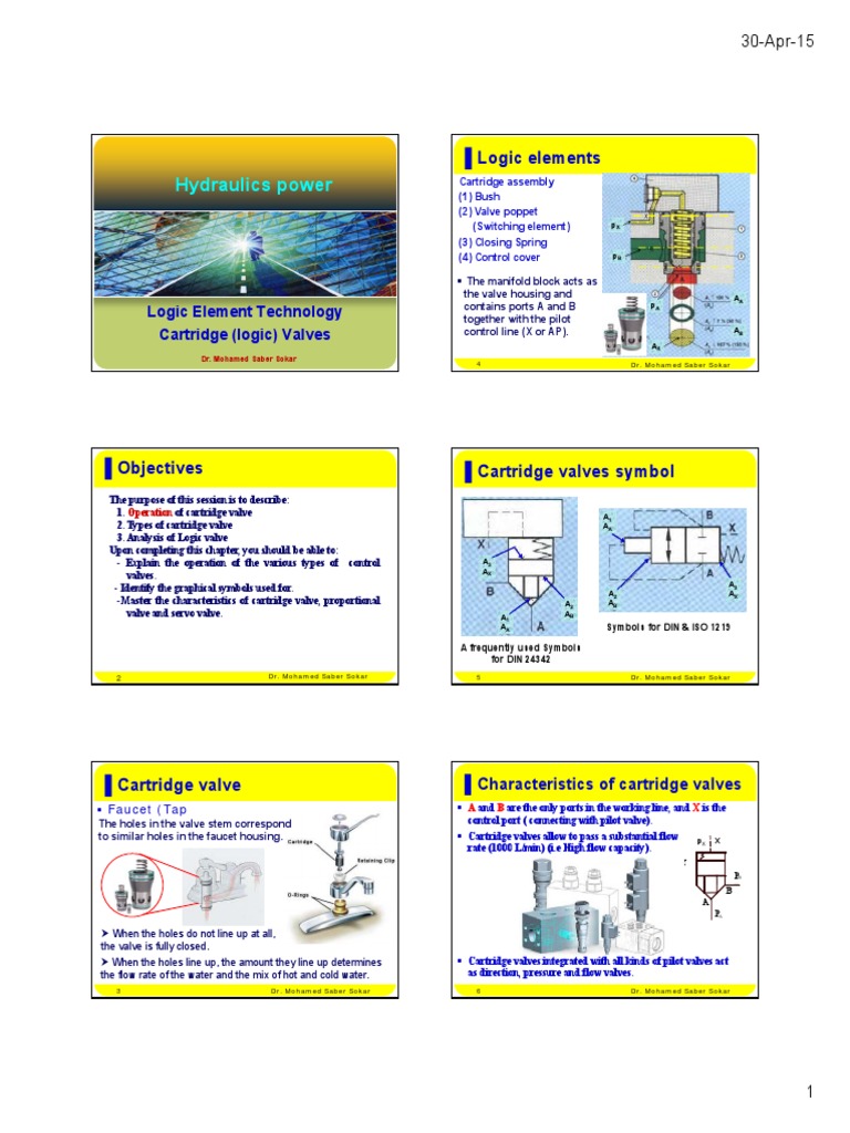 Session 12 en Logic Element-Cartridge Valve NoRestriction | PDF | Tap ...