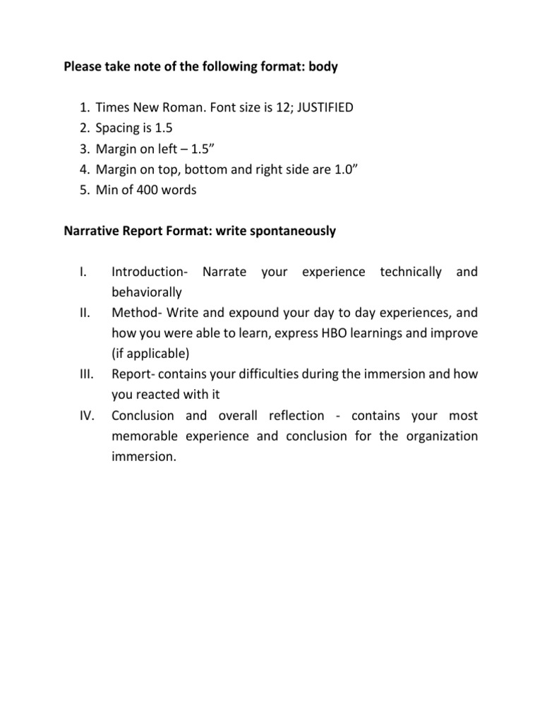 HBO Narrative Report | PDF