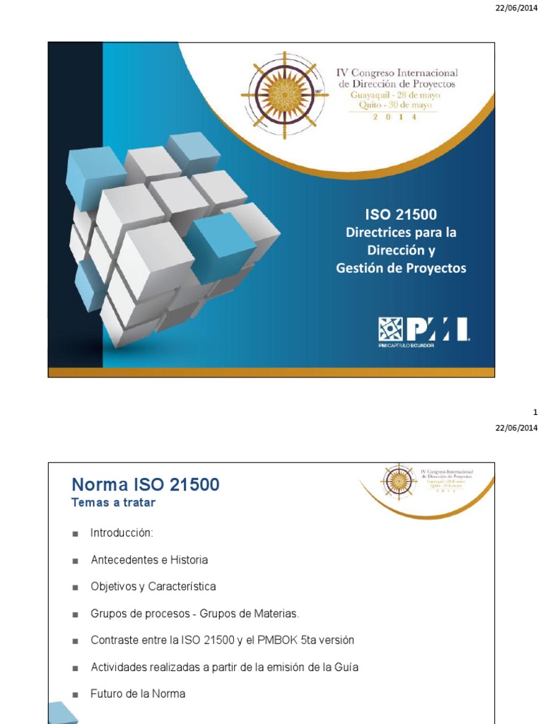 ISO 21500.pdf | Organización internacional para la estandarización | Calidad (comercial)