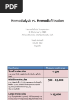 Uf & Sodium Profiling | PDF | Hemodialysis | Clinical Medicine