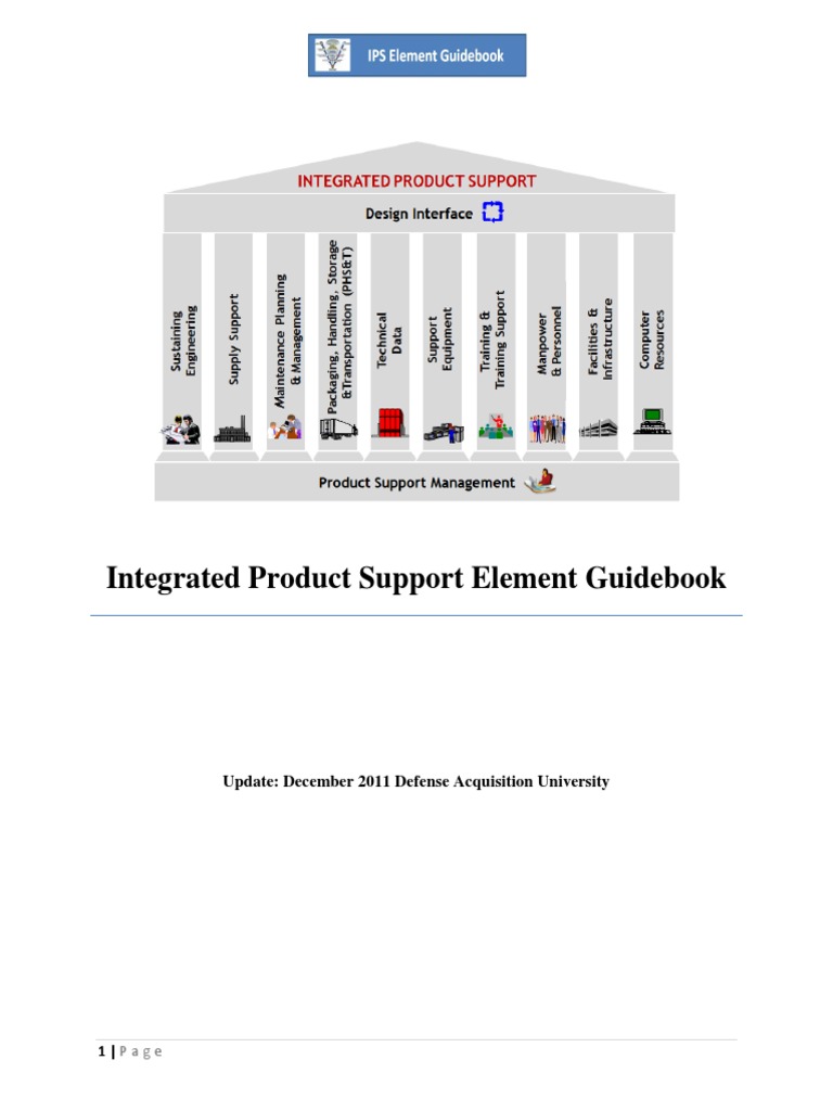 Integrated Product Support Guidebook Dec 2011a | PDF | Reliability ...