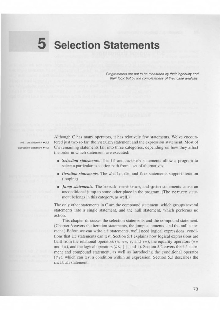 Selection Statements | PDF | Computer Programming | Computing Selection Statements | PDF | Computer Programming | Computing