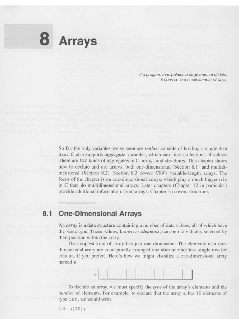 Arrays | PDF