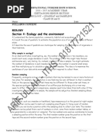 Csec Biology labORATORY Manual | PDF | Vertebral Column | Soil