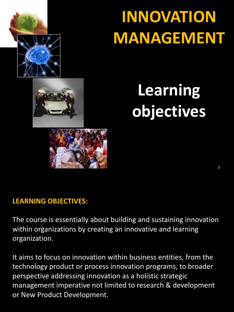 L-1 Innovation Management | PDF | Innovation | Mind