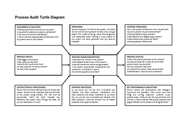Process Audit Turtle Diagram: Evaluating the Key Elements and ...