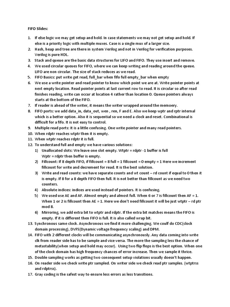 FIFO | PDF | Queue (Abstract Data Type) | Parameter (Computer Programming)