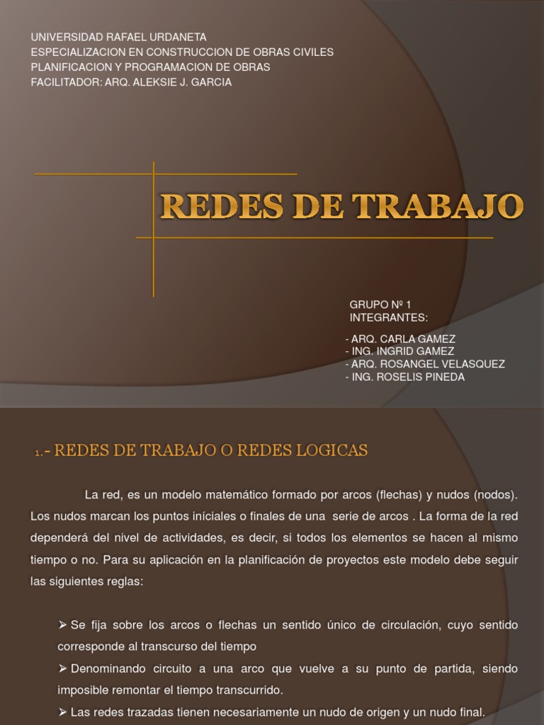 Redes de Proyectos | PDF | Método científico | Red de computadoras