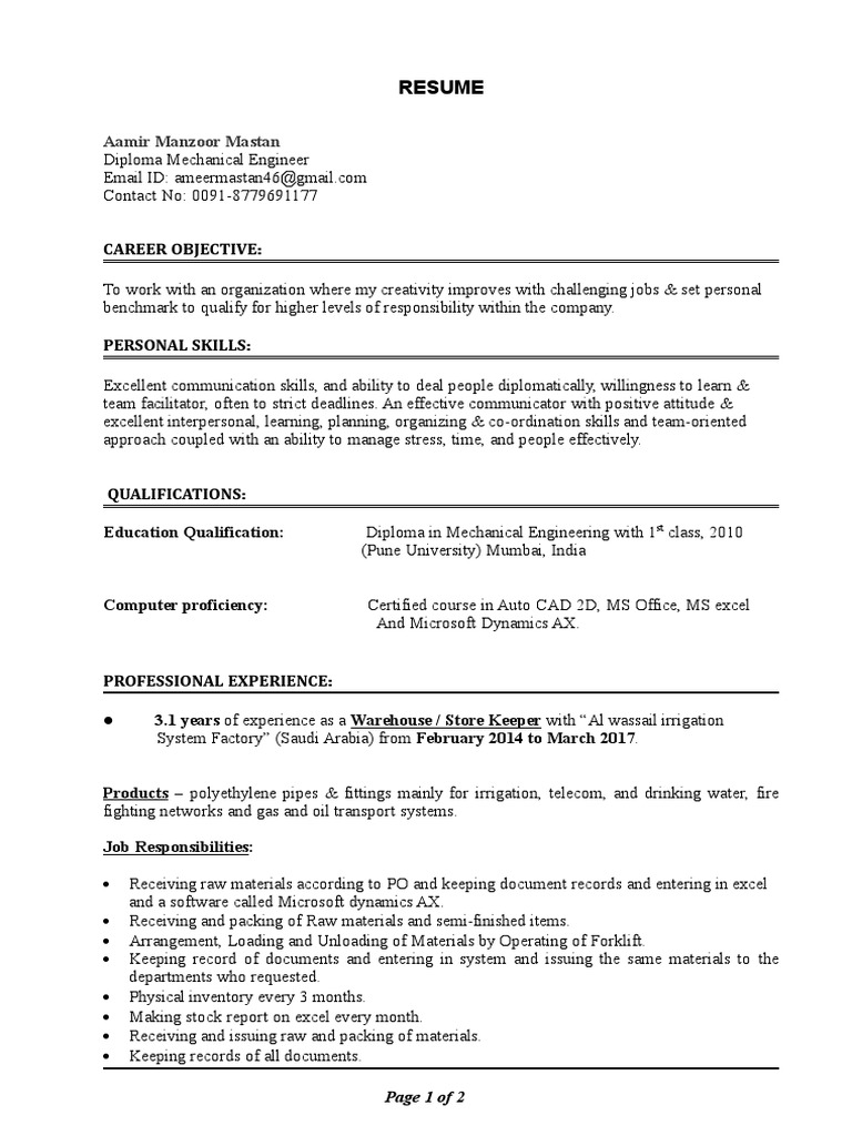 Amir RESUME | PDF | Computing And Information Technology | Software